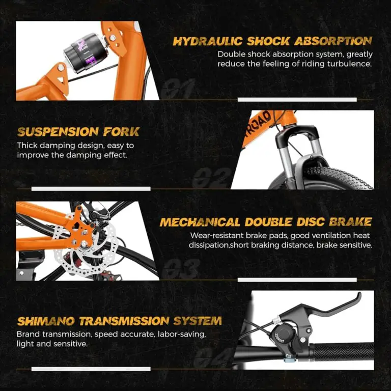 Outroad R100 Folding Mountain Bike - Motorcyclecruiser store