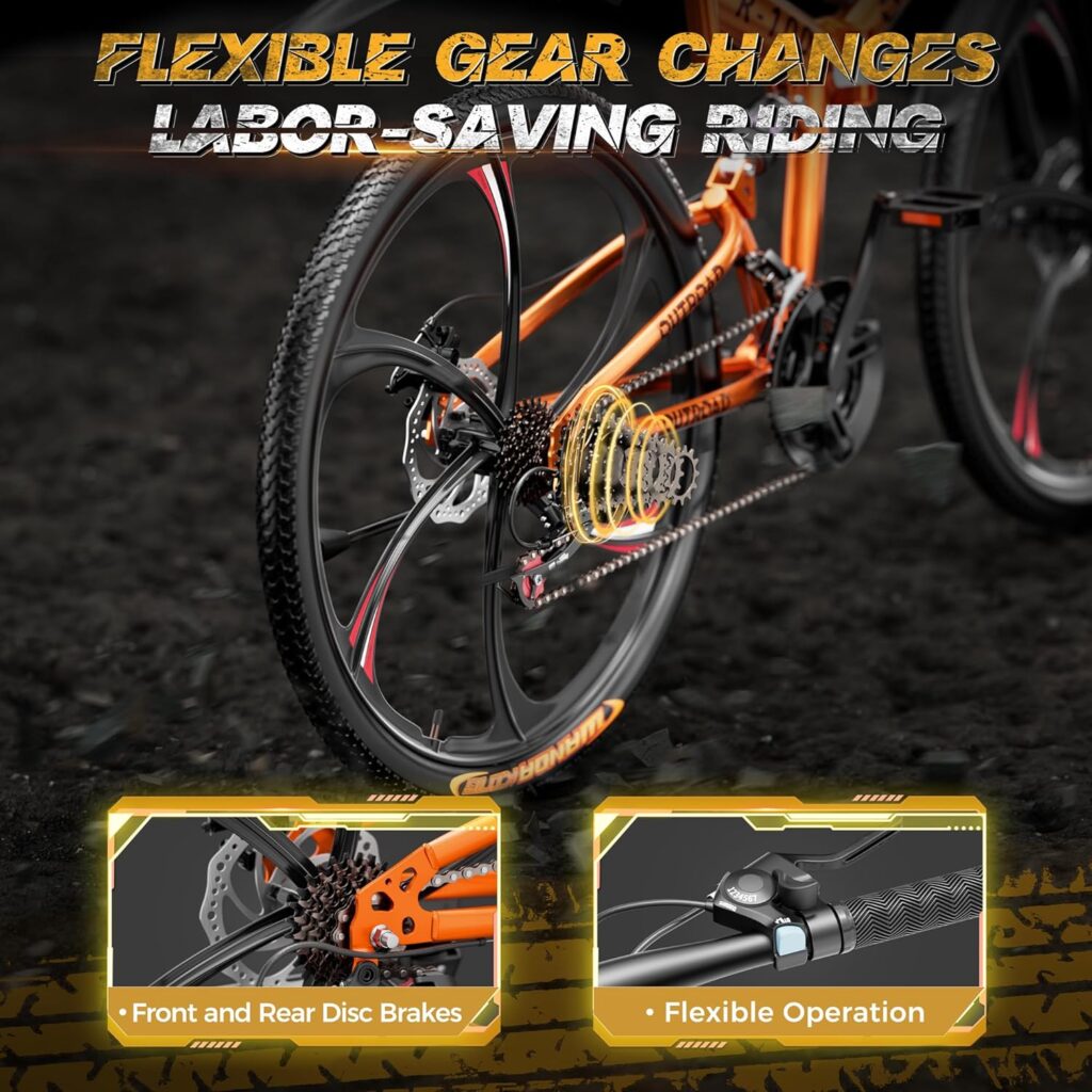 Outroad R100 Folding Mountain Bike - Motorcyclecruiser store